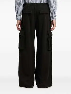 Palm Angels Wide-leg Jersey Cargo Pants