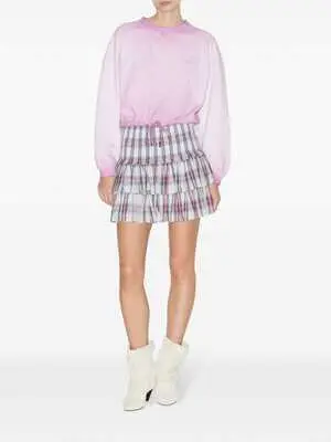 MARANT ETOILE Naomi Tiered Mini Skirt - Pink