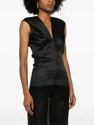 Khaite Ami Silk Blouse - Black