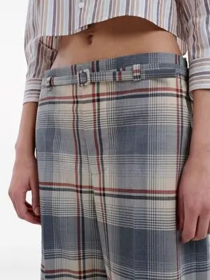 Marni Check-print Wide Leg Trousers