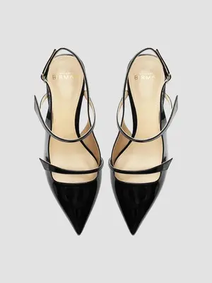 ALEXANDRE BIRMAN Tita 60mm Leather Slingback Pumps