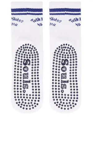 SOULS. Talk Pilates To Me Grip Socks