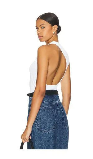 525 America Open Back Tank - Bleach White