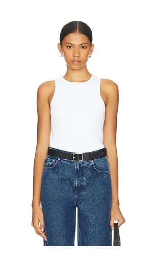 525 America Open Back Tank - Bleach White