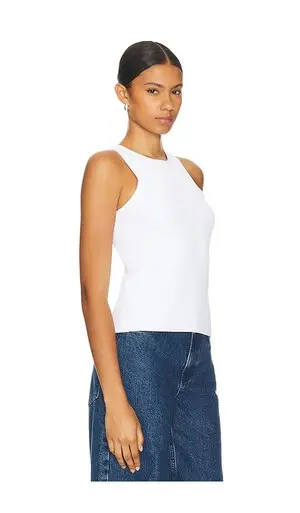 525 America Open Back Tank - Bleach White