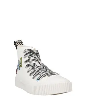 LANVIN Cotton High-top Sneakers