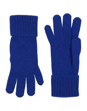 Burberry Cashmere Knit Gloves - Blue