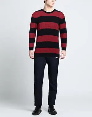 BROOKSFIELD Sweater In Virgin Wool And Polyamide - Blue