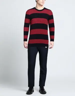 BROOKSFIELD Sweater In Virgin Wool And Polyamide - Blue