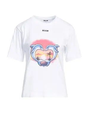 MSGM Logo-print T-shirt