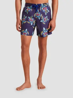 Vilebrequin Vendôme Turtles Cotton Swim Shorts
