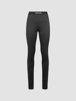 TOM FORD Jersey Signature Leggings - Black