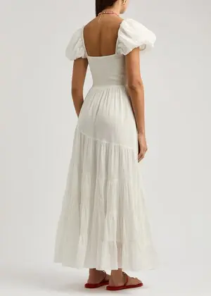 Free People Sundrenched Cotton Maxi Dress