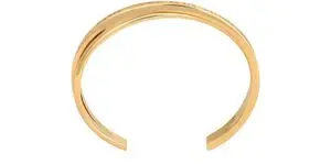 Celine Paris Double Thin Cuff - Gold