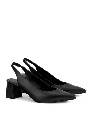 Agl Dodi Pointed Toe Slingback Pumps