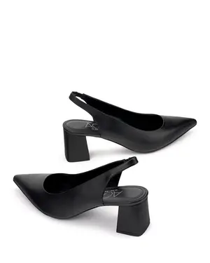 Agl Dodi Pointed Toe Slingback Pumps