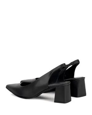 Agl Dodi Pointed Toe Slingback Pumps