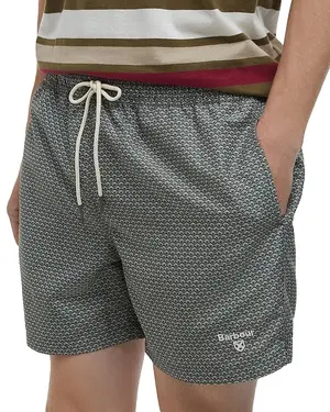 Barbour 6" Shell Swim Trunks - Olive