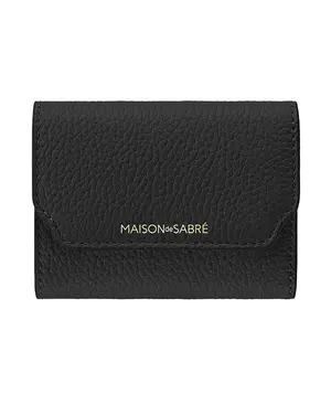 MAISON DE SABRE Leather Trifold Wallet - Rouge Noir