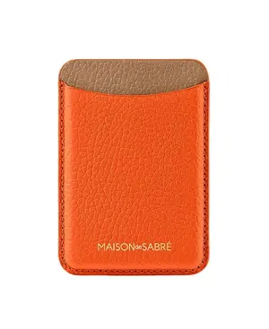 MAISON DE SABRE Leather Magsafe Wallet - Manhattan Sandstone