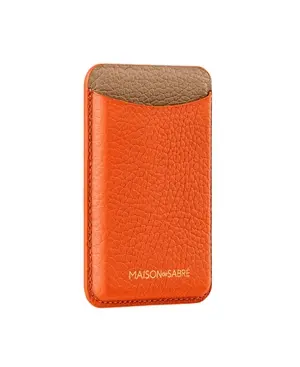 MAISON DE SABRE Leather Magsafe Wallet - Manhattan Sandstone
