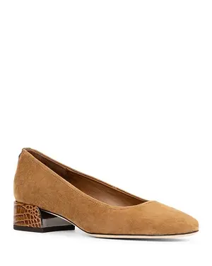 DONALD PLINER Dreww Mid-Heel Pumps Saddle