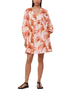 Whistles Gia Printed Mini Dress