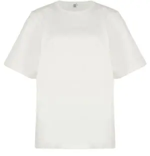 TOTEME Oversized Cotton T-Shirt - Off White