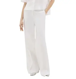 Theory High Waisted Wide Leg Trousers