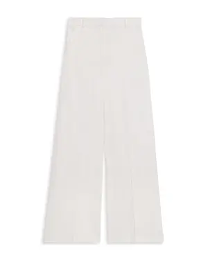 Theory High Waisted Wide Leg Trousers