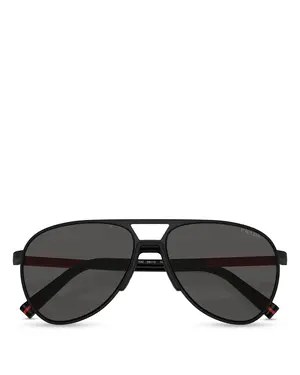 Prada Aviator Sunglasses - Black/gray Solid