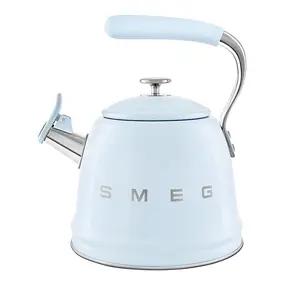 SMEG Whistling Stovetop Kettle - Pastel Blue