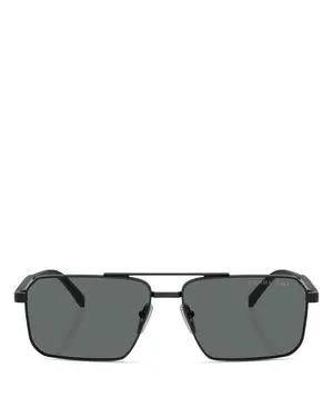 Prada Rectangular Sunglasses, 61mm