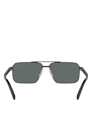 Prada Rectangular Sunglasses, 61mm