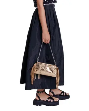 Maje Juraly Midi Skirt - Black