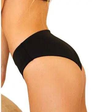 DIPPIN DAISY'S Siren Low Waist Bikini Bottom - Black