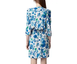 Zadig&Voltaire Ruz Floral Mini Dress - Ecru