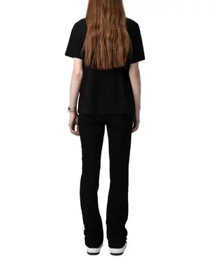 Zadig&Voltaire Mar Rhinestone Wings Tee - Noir