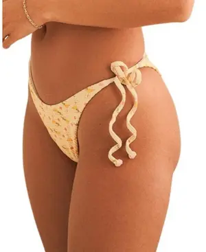 DIPPIN DAISY'S Serenity Tie String Bikini Bottom - Martini
