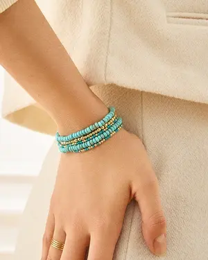Baublebar Valentina Semi Precious Gemstone Beaded Stretch Bracelet