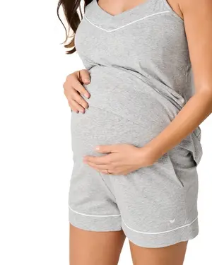 PETITE PLUME The Basics Maternity Set - Gray