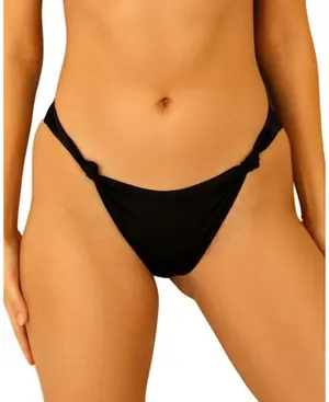 DIPPIN DAISY'S Quinn Knotted Bikini Bottom - Black