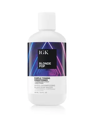 IGK Blonde Pop Purple Toning Conditioner 8 Oz - No Color