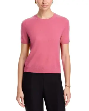 Bloomingdale'S C Exclusive Cashmere Crewneck Sweater - Antique Rose