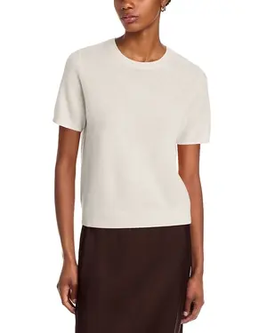 Bloomingdale'S C Exclusive Cashmere Crewneck Sweater - Ivory