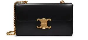 Celine Celine Chain Box Triomphe Bag - Black