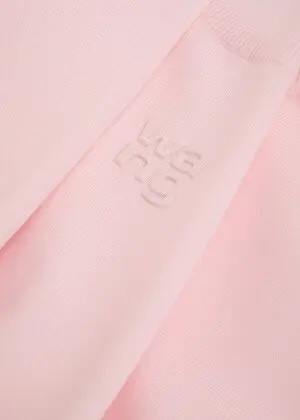 Alexander Wang Logo-embossed Knitted Mini Dress