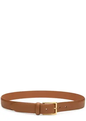 Anderson's Grained Leather Belt - Tan