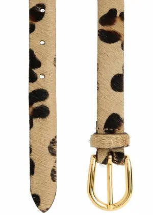 Anderson's Print Calf-hair Belt