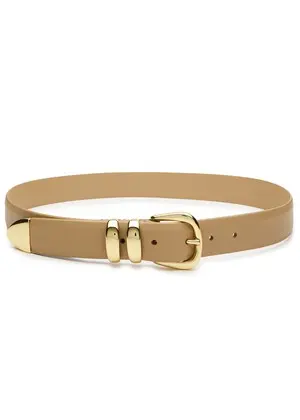 Anderson's Grained Leather Belt - Tan
